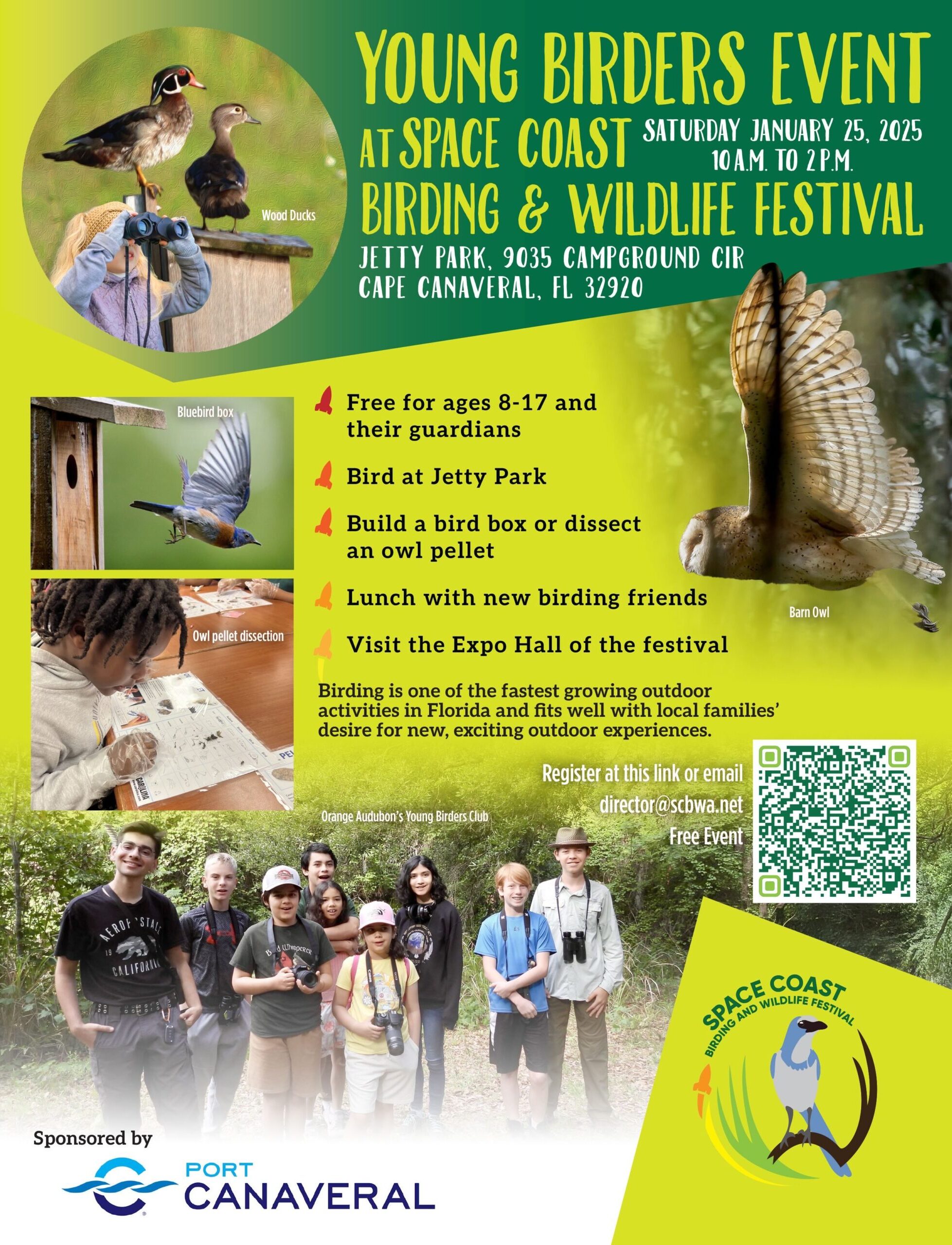Space Coast Birding & Wildlife Festival Jan 22-26, 2025 Cape Canaveral